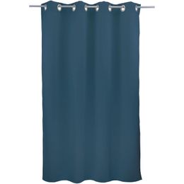 Vhg Verdunkelungsvorhang &raquo;Leon1&laquo; &Ouml;sen 1 Stk. tlg. blau Obermaterial: 100% Polyester 160 cm