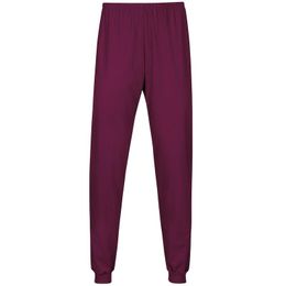 TRIGEMA Schlafanzug &raquo;Schlafanzughose B&uuml;ndchen&laquo; 1 tlg. sangria L L DELUXE-Single-Jersey