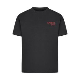 Merchcode T-Shirt »Ladies Aperol Spritz Tee« 1 Stk. tlg. black 5XL 5XL Oversize-Schnitt mit längerem Schnitt für lockeres, lässiges Tragegefühl