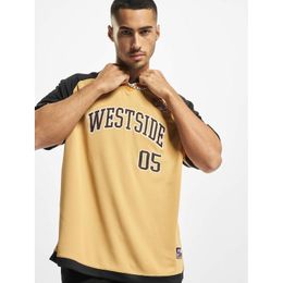 Fubu T-Shirt &raquo;Herren FM213-016-2 Athletics Westside Jersey&laquo; 1 Stk. tlg. sand XXL XXL Hochwertiger Ausschnitt