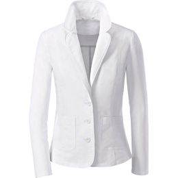 CR&Eacute;ATION L Damen Jackenblazer mit Schulterpolstern wei&szlig; Gr&ouml;&szlig;e 54