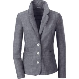 CR&Eacute;ATION L Damen Jackenblazer mit Schulterpolstern marine Gr&ouml;&szlig;e 46