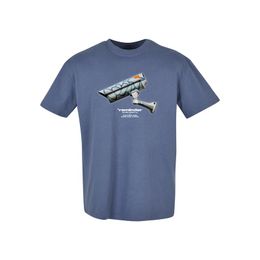 UPSCALE BY MISTER TEE T-Shirt »Herren CCTV Oversize Tee« 1 Stk. vintageblue L L Vielseitige T-Shirts für jeden Anlass