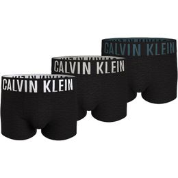 Calvin Klein Underwear Trunk &raquo;TRUNK 3PK&laquo; Packung, 3er, 3 Stk. mit Logo-Elastikbund B- WHITE, MAD GREY, MEDITERRANE LGS XL (54) - 3 Stk. 3 Stk. XL...