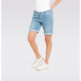 MAC Bermudas aus sehr leichter, sommerlicher Qualit&auml;t mit softem Griff light blue washed 46 - N-Gr N-Gr 46 Jeansshorts von MAC