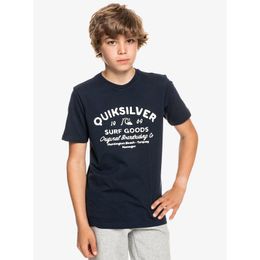 Quiksilver T-Shirt »Closed Tions« Navy Blazer 14(155-164cm) 14(155-164cm) Stoff: leichter Baumwoll-Jersey [160 g/m2]