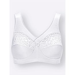 Entlastungs-BH SuSa, Damen, Gr. 100, Cup D, wei&szlig;, 89% Polyamid, 11% Elasthan, BHs Entlastungs-BH