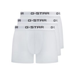 G-Star Raw G-STAR Boxershorts &raquo;ASH, 3 PACK TRUNKS&laquo; Packung, 3 Stk. mit Logo-Bund BRIGHT WHITE S - 3 Stk. 3 Stk. S Boxershorts von G-STAR im 3er-Pack