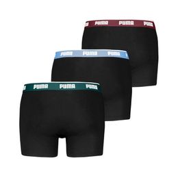 Puma Herren Puma Boxershorts &raquo;Puma MEN EVERYDAY BASIC BOXERS 3P&laquo; 3er Pack, Komfortabler elastischer Logobund schwarz XXL