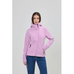 Fleecejacke Bench. "NINJA", Damen, Gr. 36, lila (violet), Fleece, Obermaterial: 100% Polyester, unifarben, figurbetont, Jacken Fleecejacke