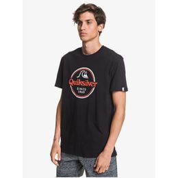Quiksilver T-Shirt &raquo;Words Remain&laquo; schwarz S S Stoff: leichter Baumwoll-Jersey