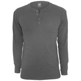 Urban Classics T-Shirt &raquo;Herren Basic Henley L/S Tee&laquo; 1 Stk. tlg. black XL XL KLARES DESIGN: Minimalistisch und vielseitig kombinierbar