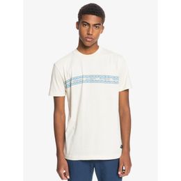 Quiksilver T-Shirt &raquo;Mixtape Stripe&laquo; wei&szlig; XL XL Stoff: Baumwolle und ...