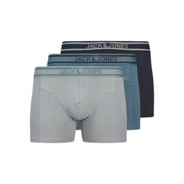 Jack & Jones JACK & JONES Trunk &raquo;JACJOHN SOLID TRUNKS 3 PACK&laquo; Packung, 3 Stk. Stormy Weather Pack:Ultimate Gray Melange - Sky Captain L - 3 Stk. 3 Stk. L...