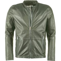 Maze Lederjacke olive XL
