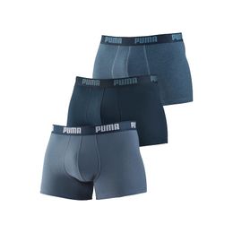 Puma Boxer Packung, 3er-Pack, mit verst&auml;rktem Frontbereich blau S S Herrenunterhose von Puma
