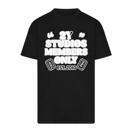 2Y STUDIOS T-Shirt &raquo;Members Only Tee&laquo; 1 Stk. black XXL XXL Regular fit und regul&auml;re L&auml;nge mit geradem Schnitt und eingesetzten kurzen &Auml;rmeln