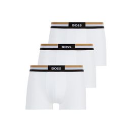 BOSS Trunk &raquo;Trunk 3P Motion&laquo; Packung, 3er-Pack, 3 Stk. mit elastischem Bund White 100 XXL - 3 Stk. 3 Stk. XXL 3er-Pack Trunk von BOSS BLACK Underwear