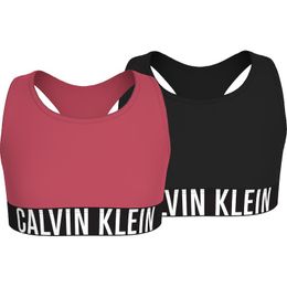 Calvin Klein Underwear Kinder Bralette &raquo;2PK BRALETTE&laquo; Packung, 2er-Pack, 2 Stk. mit Logobund schwarz 164/170, N-Gr