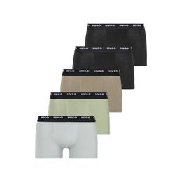 Hugo Underwear Herren HUGO Underwear Trunk &raquo;FIVE PACK&laquo; Packung, 5er-Pack, 5 Stk. mit HUGO Schriftzug bunt S (48), 5 Stk.