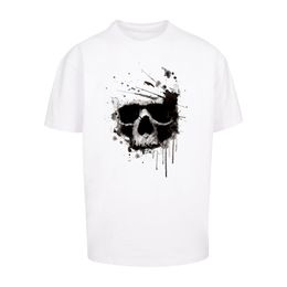MisterTee T-Shirt &raquo;Herren Waterpaint Skull Tee&laquo; 1 Stk. white M M Vielseitige T-Shirts f&uuml;r jeden Anlass