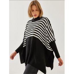 Bianco Lucci Pullover Damen Gr&ouml;&szlig;e S/L schwarz / wei&szlig;