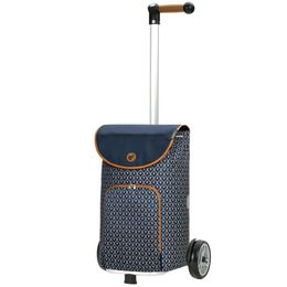Andersen Shopper Trolley 'Unus Damen Gr&ouml;&szlig;e One Size blau / braun / wei&szlig;