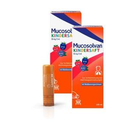 Mucosolvan Kindersaft 30 mg/5 ml + Mucosolvan Lippenpflegestift 2 St