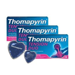 Thomapyrin Tension Duo 400 mg/100 mg Filmtabletten + Thomapyrin Kühlherzen 3 St