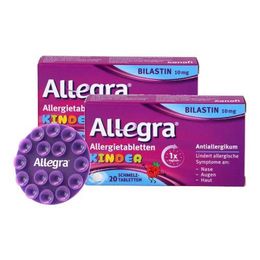 Allegra Allergietabletten Kinder 10 mg Schmelztab. + Allegra Handyhalter 2 St
