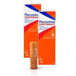 Mucosolvan Saft 30 mg/5 ml + Mucosolvan Lippenpflegestift 2 St