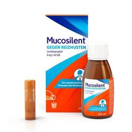 Mucosilent gg.Reizhust.Levodropropizin 6mg/ml Saft + Mucosolvan Lippenpflegestift 100 ml
