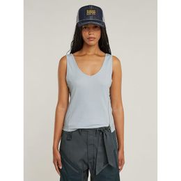G-Star Raw G-STAR T-Shirt &raquo;Asymmetrical Zip Slim Tanktop&laquo; plein air XXXS XXXS Einfassung am Ausschnitt