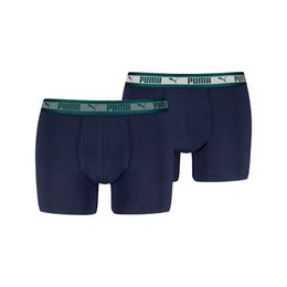 Puma Herren Puma Boxershorts &raquo;Puma MEN CHROMATIC WAISTBAND BOXERS 2P&laquo; 2er Pack, elastischer Logobund, ohne Eingriff gr&uuml;n XXL