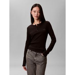 Calvin Klein Jeans Langarmbluse Black L (42) L (42) Bluse von Calvin Klein Jeans Womanswear