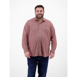 Lerros Damen Lerros Karohemd &raquo;Lerros &Uuml;bergr&ouml;ssen-Hemd mit Minimal-Karomuster&laquo; 3XL, extraweit