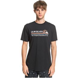 Quiksilver T-Shirt &raquo;Stone Cold Classic&laquo; schwarz M M Stoff: leichter Baumwoll-Jersey