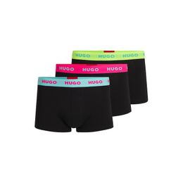 HUGO UNDERWEAR Trunk &raquo;TRUNK TRIPLET PACK&laquo; Packung, 3 Stk. mit Logoschriftzug auf dem Bund Bright Yellow 730 XXL (56) - 3 Stk. 3 Stk. XXL (56) 3er...
