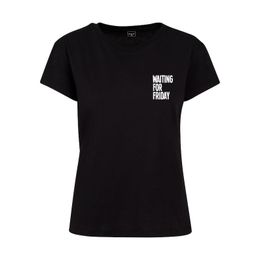 MisterTee T-Shirt &raquo;Damen Ladies Waiting For Friday Box Tee&laquo; 1 Stk. black S S Vielseitige T-Shirts f&uuml;r jeden Anlass