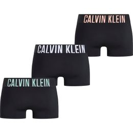 Calvin Klein Underwear Trunk »LOW RISE TRUNK 3PK« Packung, 3er-Pack, 3 Stk. mit Logobund PUNCH, WHITE, MOONL JADE S (48) - 3 Stk. 3 Stk. S (48)...