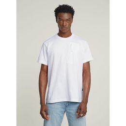 G-Star Raw G-STAR T-Shirt »Outdoor Woven Pocket Loose T-Shirt« white XL XL Gerippter Ausschnitt