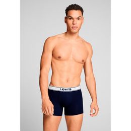 Levi's Levi's Herren Boxershorts &raquo;LEVIS MEN VNTG HTR BOXER BRIEF ORG CO 2P&laquo; 2er Pack, mit breitem Logobund rot S