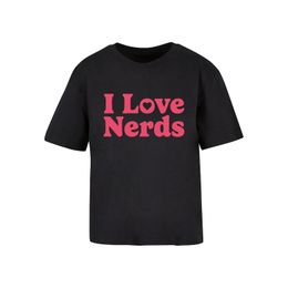 MISS TEE T-Shirt &raquo;I Love Nerds Tee&laquo; 1 Stk. tlg. black XS XS KLARES DESIGN: Minimalistisch und vielseitig kombinierbar