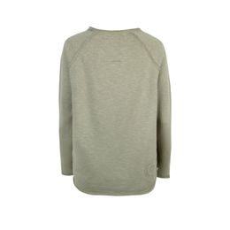 LIEBLINGSST&Uuml;CK Sweatshirt LIEBLINGSST&Uuml;CK "CathrinaEP", Damen, Gr. 4XL (48), gr&uuml;n (khaki), Sweatware, Obermaterial: 100% Baumwolle, bedruckt, clean, unifarben, regular fit taillenbedeckt, Rundhals, gerader Abschluss, Sweatshirts Sweatshirt, mit Logo-Print