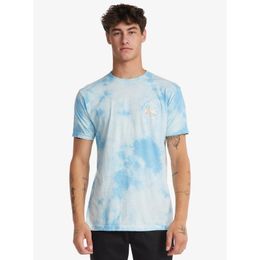 Quiksilver T-Shirt »Back Bay« Sky Blue M M Stoff: Baumwoll-Jersey-Stoff [160 g/m2]