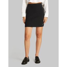 Calvin Klein Jeans Minirock &raquo;WOVEN LABEL SWEATER SKIRT&laquo; aus Rippware Ck Black M (38) M (38) Rock von Calvin Klein Jeans Womanswear