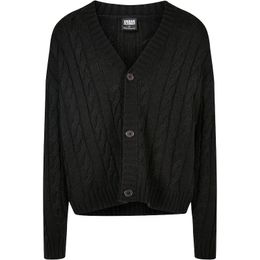 Urban Classics Strickjacke &raquo;Herren Boxy Cardigan&laquo; 1 Stk. tlg. black XXL XXL Vielseitige Cardigans fuer jeden Anlass