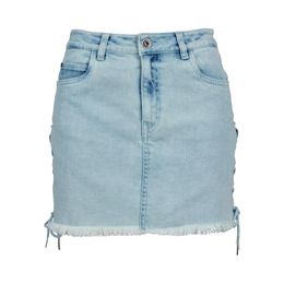 Urban Classics Jerseyrock »Damen Ladies Denim Lace Up Skirt« 1 Stk. tlg. blue bleached 30 30 Modische Röcke für verschiedene Anlässe