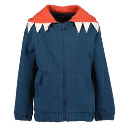 Blue Seven Kapuzensweatjacke mit Kapuze im Monster-Look PACIFIC ORIG 128 128 L&auml;ssige Sweatshirtjacke von Blue Seven