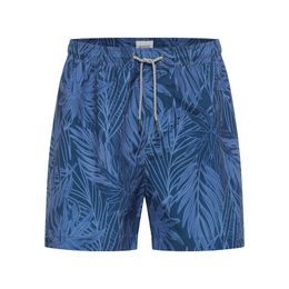Mustang Herren Mustang Shorts &raquo;Style Oceanside&laquo; Sommerhose bedruckt mit Allover-Print blau M, N-Gr